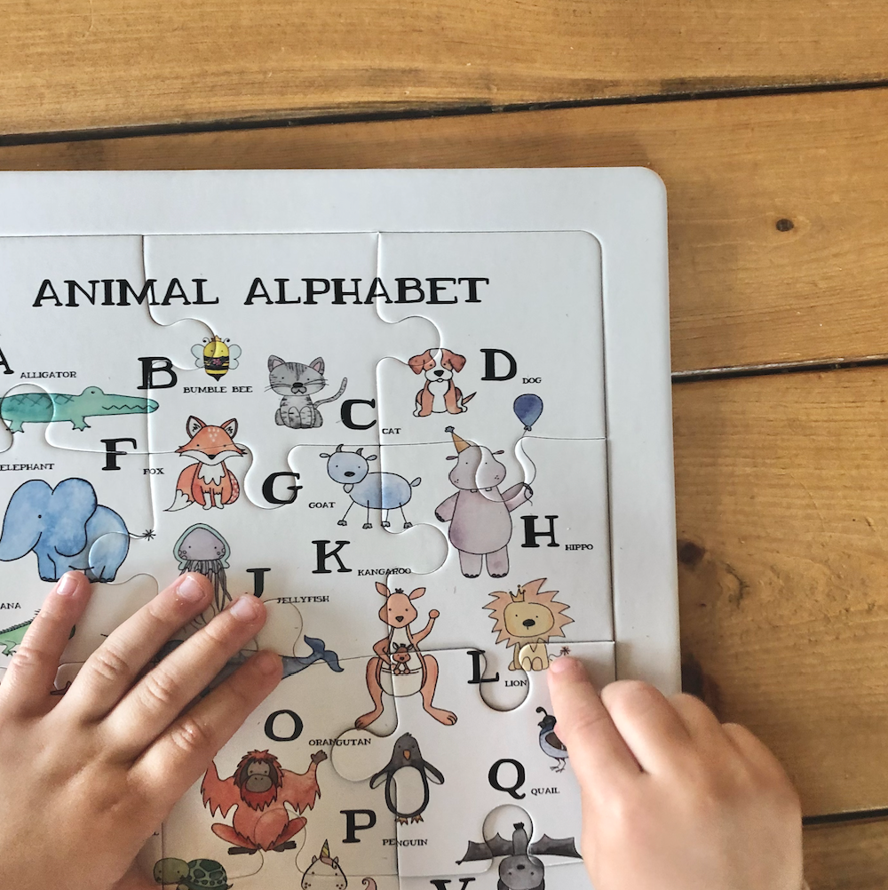 Animal Alphabet Puzzle – kenziecards